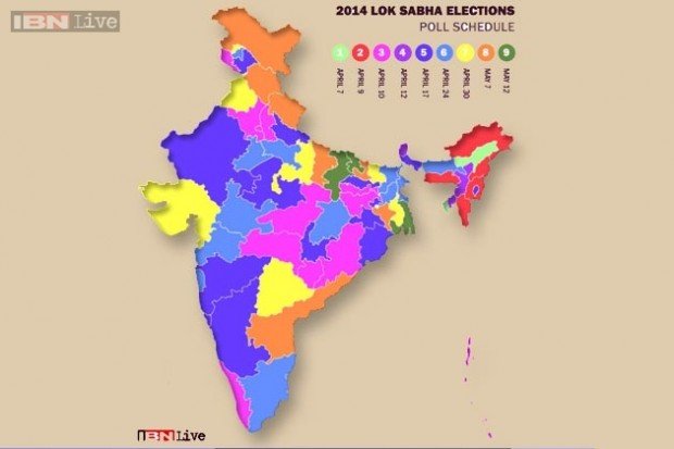 General Election 2014 detail schedule - Speed Khabar